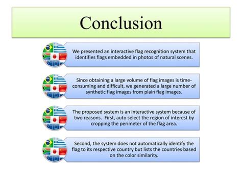 Flag Segmentation Feature Extraction And Identification Using Support Vector Machinesvm Ppt