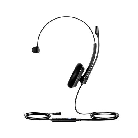 Headset Usb Yealink Uh34 Mono Lite Com Cancelamento De Ruído Passivo