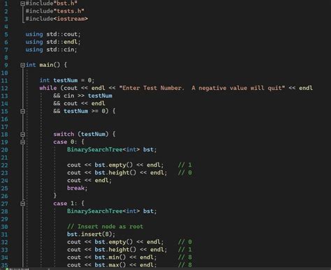 Solved C The Binary Search Tree Class Has Several Public