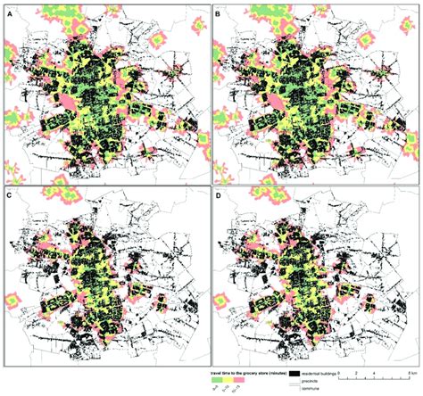 Spatial Differentiation Of Temporal Accessibility To Food Stores In Download Scientific Diagram