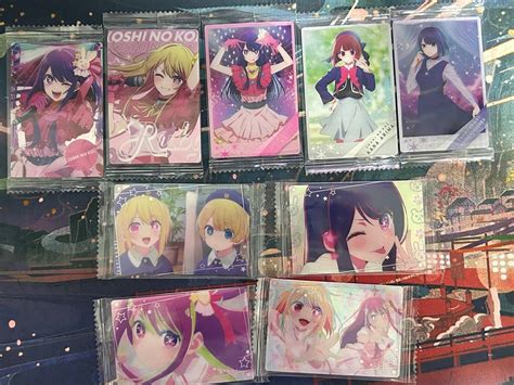 Wts Wtt Oshi No Ko Wafer Cards Hobbies Toys Memorabilia Collectibles Fan Merchandise On