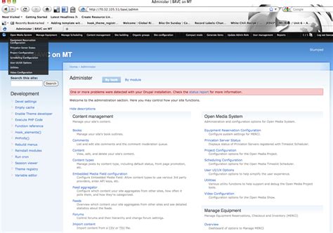 Issue With Admin Menu And Default Drupal Admin Ui Drupal Groups