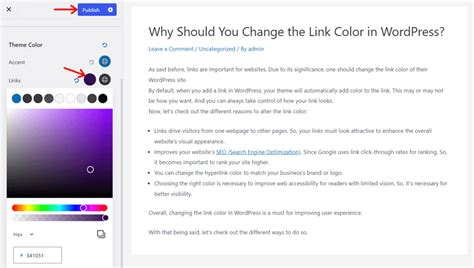 How To Change Link Color In WordPress Easy Guide