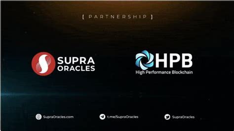 high performance blockchain hpb partnering with supraoracles r hpb