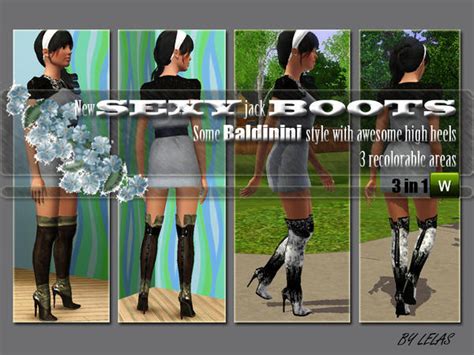 The Sims Resource Sexy High Heel Boots