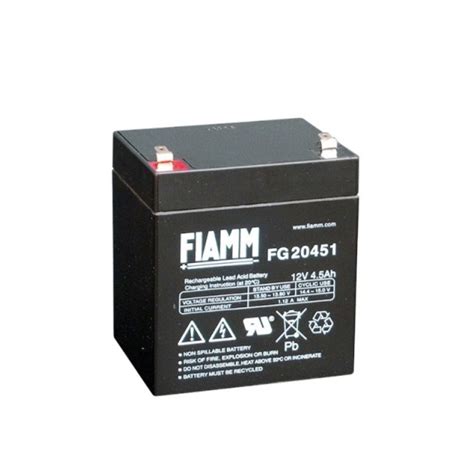 Batteria Ricaricabile Al Piombo V A Fiamm Fg