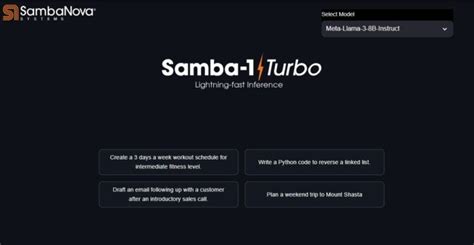Sambanova Systems Achieves New Ai Performance Milestone Using Llama 3 Winbuzzer