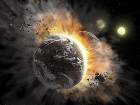 当行星碰撞会发生什么