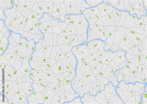 Navigate Mapping Technology For Distance Data Path Turns Abstract Map