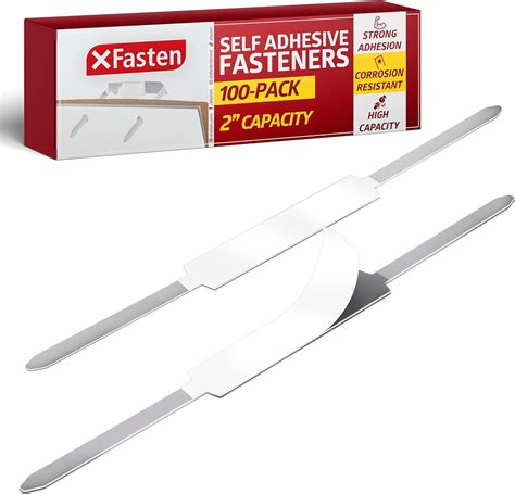 XFasten Self Adhesive Fasteners For File Folders Inch Capacity Pack Walmart Com