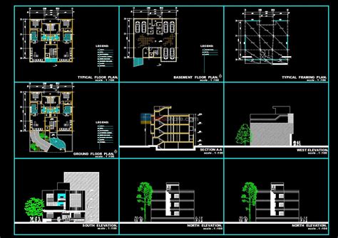 House Plan Design 11 Autocad File Free Download