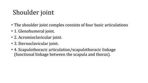 Solution Upper Limb Joints Studypool