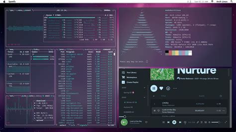 [i3wm picom] aqua ish r unixporn
