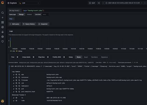 why is the `json` parser failing grafana loki grafana labs