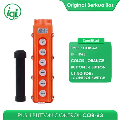 Jual PUSH BUTTON HOIST 6 TOMBOL COB 63 PUSH BUTTON 6 ARAH Kota Surabaya Igi Mart Tokopedia