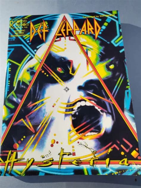 Def Leppard Hysteria Guitar Tab Song Book W Notes 1992 Hal Leonard Paperback £24 91 Picclick Uk