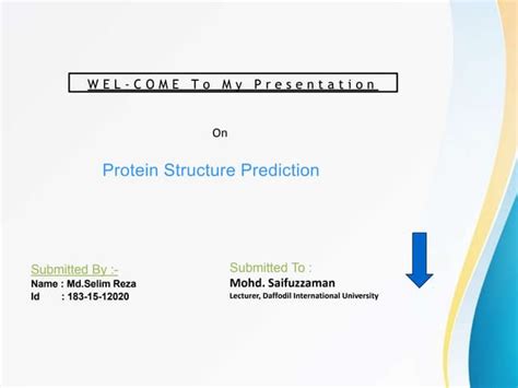 Chou Fasman Algorithm For Protein Structure Prediction Pptx