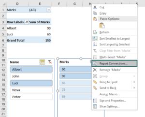 Pivot Table Filter Create Inbuilt Slicers How To Filter Data