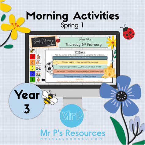 Year 3 Morning Activities Spring 1 Edition Mr Ps Resources