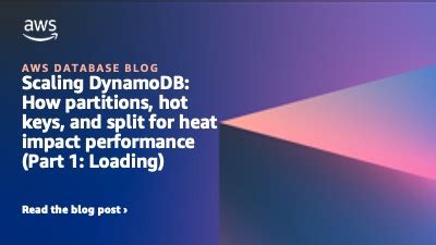 Scaling DynamoDB How Partitions Hot Keys And Split For Heat Impact Performance Part