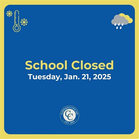 Ccisd To Close Tues Jan 21st Martin Walker Elementary