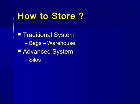 Feed Raw Material Handling And Storage PPT