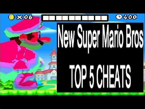 New Super Mario Bros Top 5 Cheats Ds Youtube