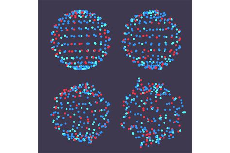 Molecular Structure Vector Atom Abstract Object Geometric Shape Design Molecule Grid