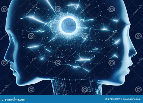 Artificial Intelligence In Humanoid Head With Neural Network Thinks Ai