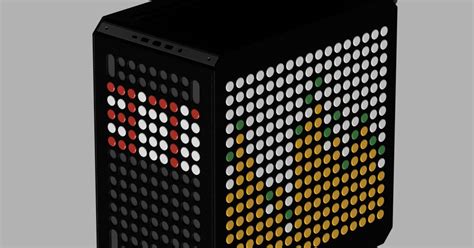 Neopixel Mini Button Led Mount For Cm Qube 500 By Sef Download Free Stl Model