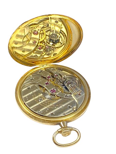 Patek Philippe Yellow Gold Pocket Watch 1920s Watch Museum