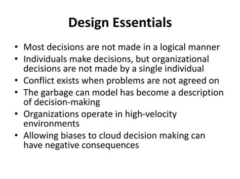 Decision Making Ppt Pptx Business Administration Business