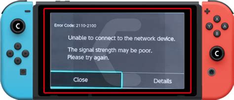 Nintendo Switch Error Code 2110 1100 Super Easy Fix 2025
