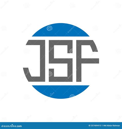 Jsf Letter Logo Design On White Background Jsf Creative Initials