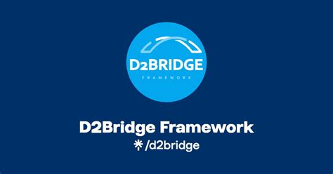 D2bridge Framework Instagram Linktree