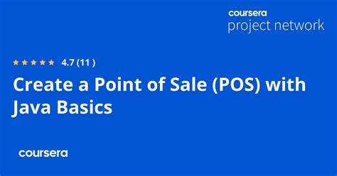 create a point of sale pos with java basics coursya