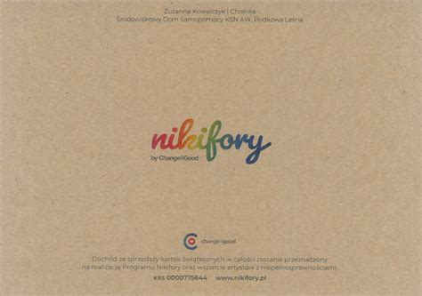 Zuzanna Kowalczyk Choinka Nr 20 2023 Koperta Nikifory