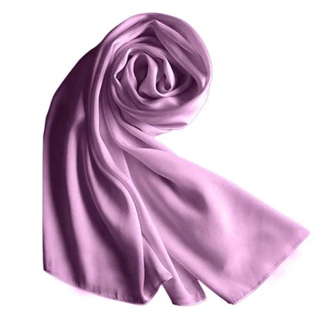 Eșarfă Din Mătase100 Mov Lavandă Esarfe Ro