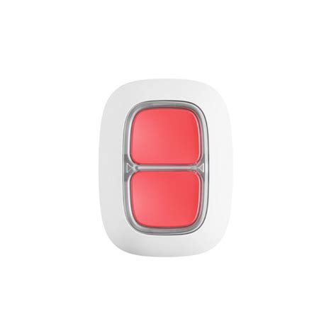 Ajax Double Button White Dynamiq Security