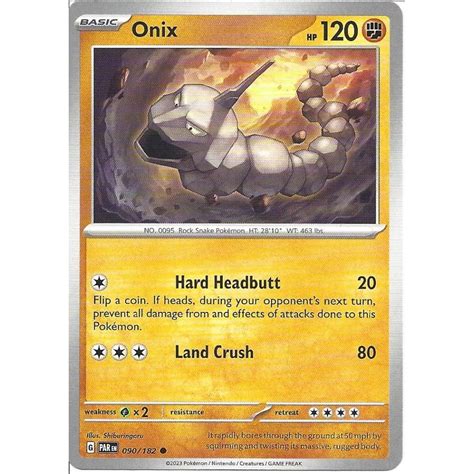 Onix Pokemon Card The Black Box — Look At This Onix Card From The