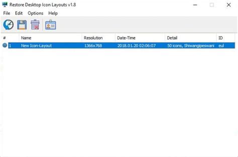 Backup Save And Restore Desktop Icon Layouts With Reicon