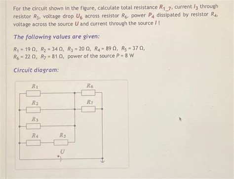 Solved For The Circuit Shown In The Figure Calculate Total Chegg