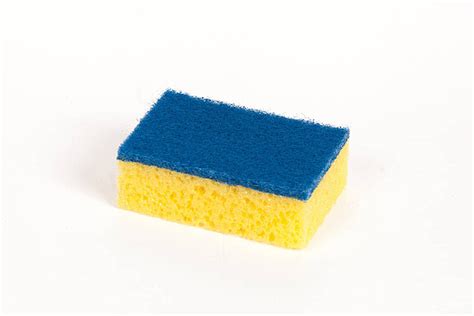 Yellow Scouring Sponge Object Kitchen Sponge Photo Background And Picture For Free Download