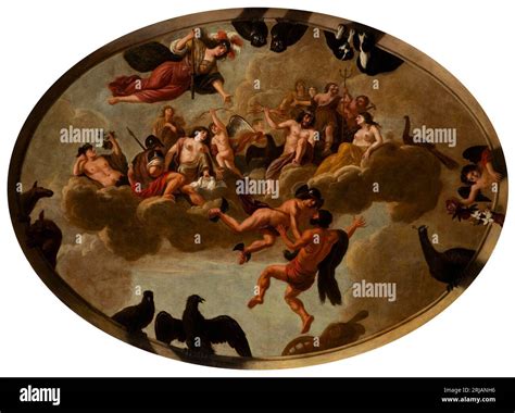 The Apotheosis Of Hercules By Jacob De Wet Ii Stock Photo Alamy