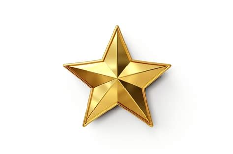 Premium AI Image Gold Star Transparent Isolated Excellence AI