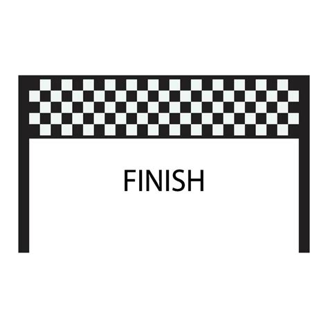 Finish Icon Vector 29568078 Vector Art At Vecteezy