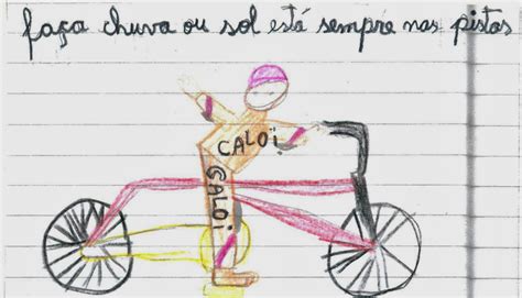 Propaganda De Bicicletas Produzidas Por Alunos Do 4º Ano B Da Escola