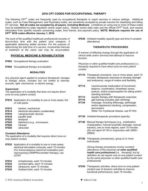 2 Current Procedural Terminology Cpt Codes