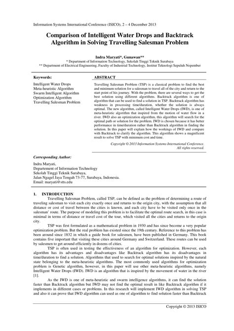 pdf comparison of intelligent water drops and backtrack algorithm in