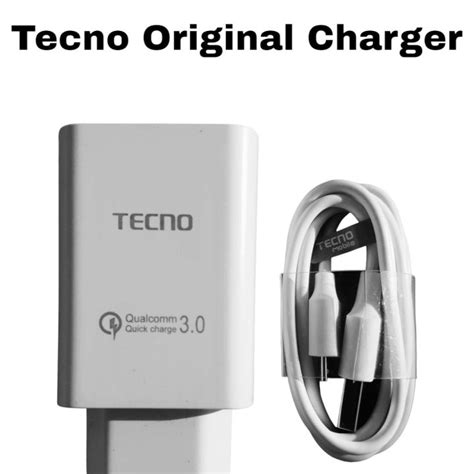 Tecno Original Charger With Original Tecno Micro Usb Cable Gives Super Fast Charging Experience